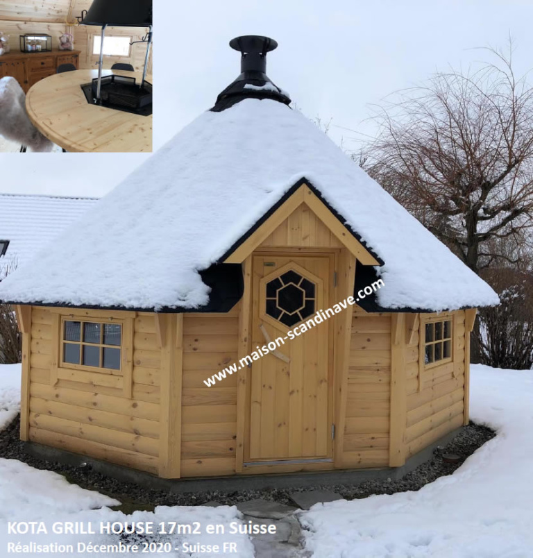 Réalisations Kota Grill, Spa Peips, Sauna, Kota Pavillon, Bain Nordique